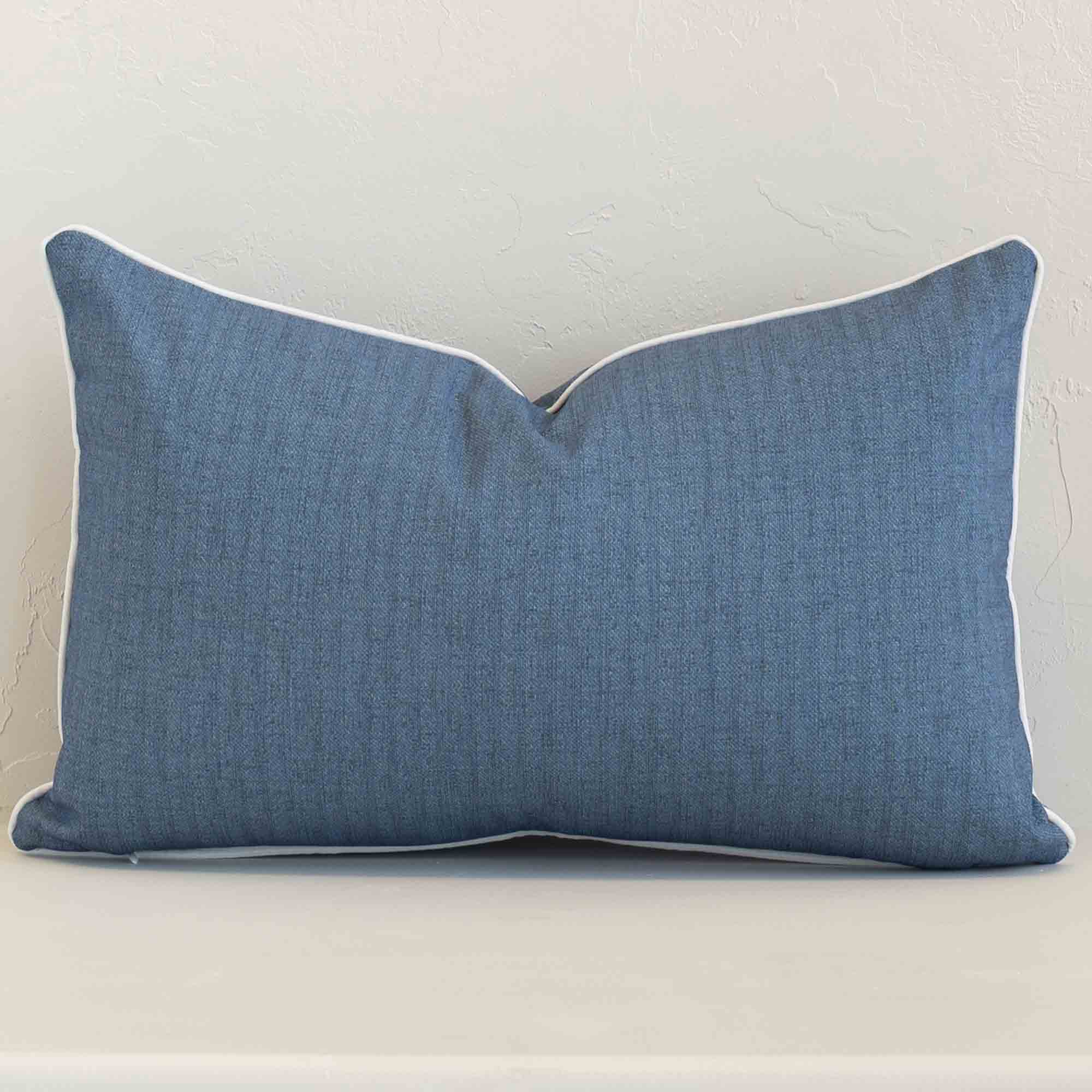 Pacific Waterproof Blue Outdoor Cushion Cover – Rectangle